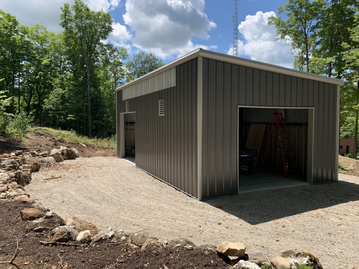 Single-Slope Buildings - Red Iron Steel - Kodiak Steel Buildings
